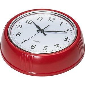 Wall Decor | Retro Wall Clock 95inch Red Kitchen 5svintage Design Round ...